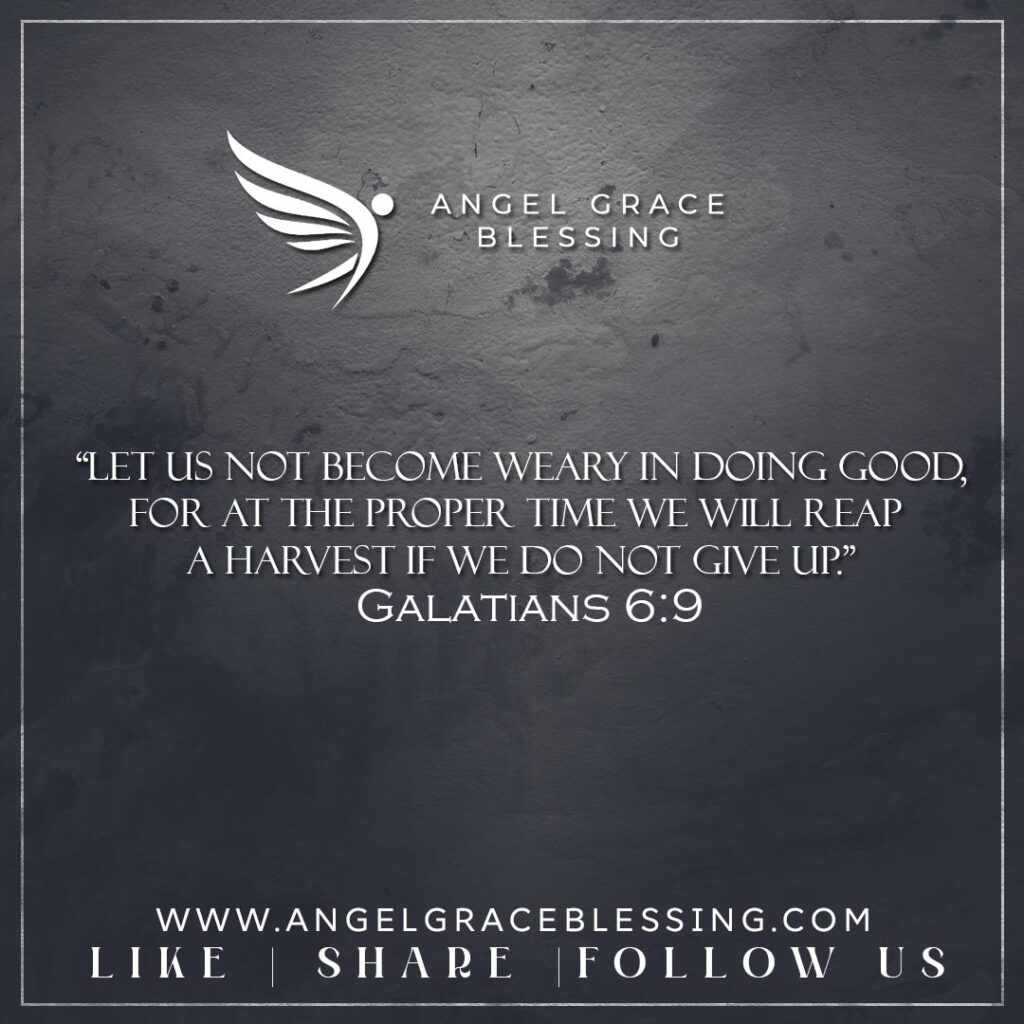 Perseverance in the Face of Adversity - Angel Grace Blessing