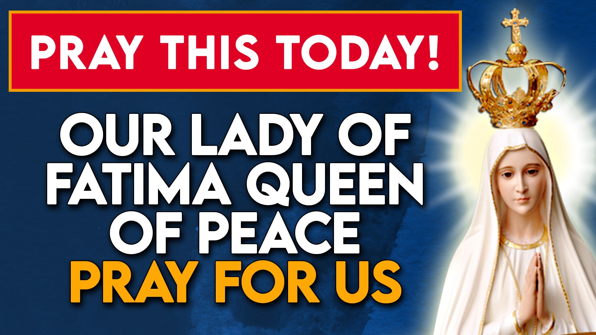 Our Lady Of Fatima Queen Of Peace - Angel Grace Blessing