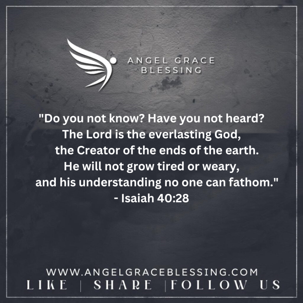 Finding Renewed Strength In God's Everlasting Wisdom - Angel Grace Blessing
