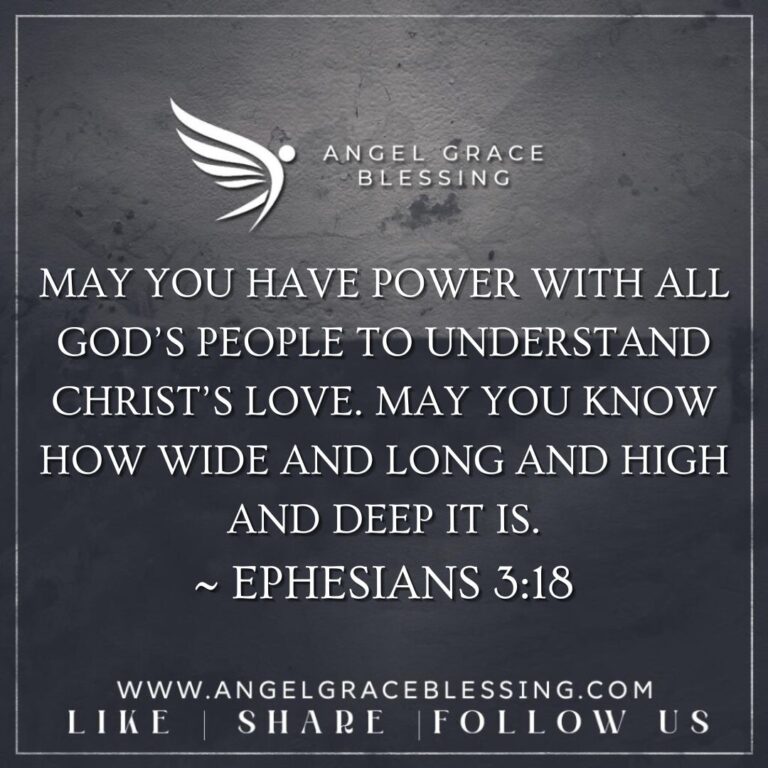 The Widening Reach of Christ's Love - Angel Grace Blessing
