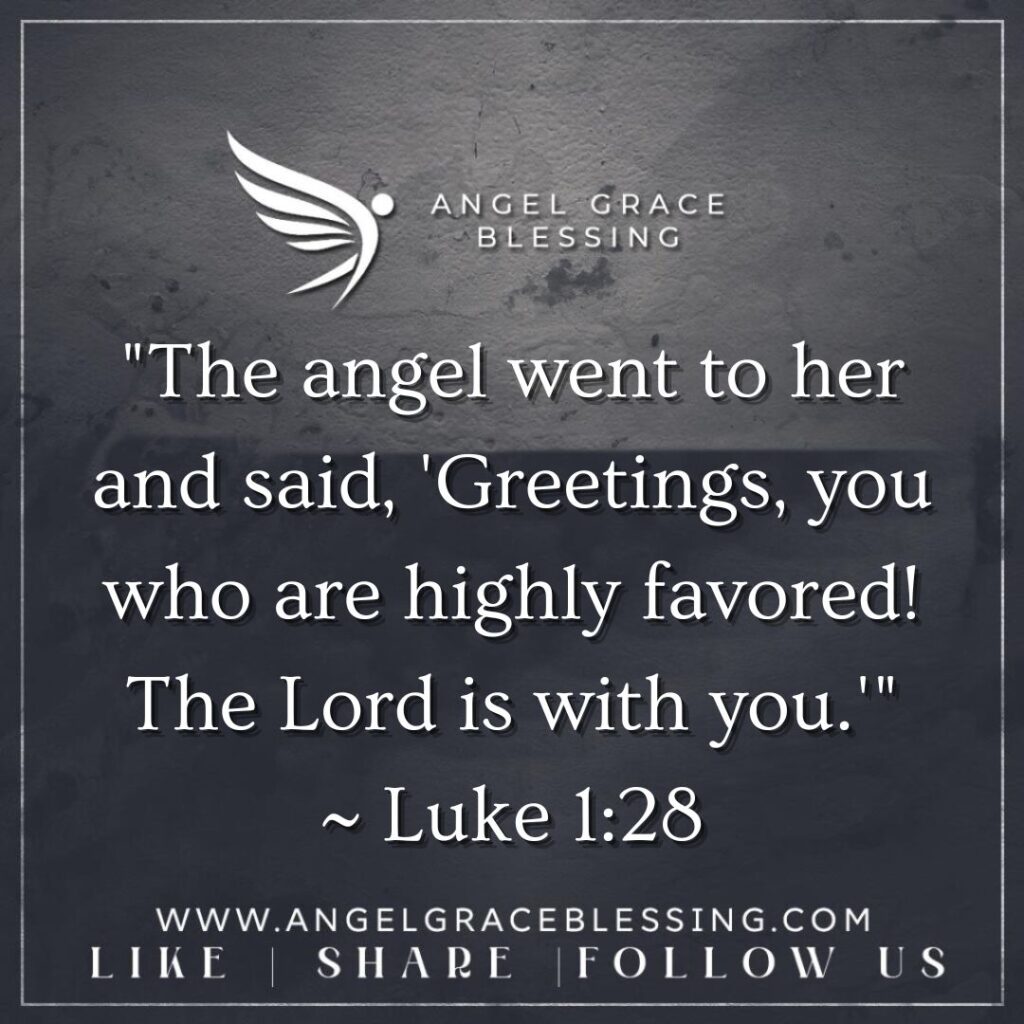 Embracing God's Favor and Presence - Angel Grace Blessing