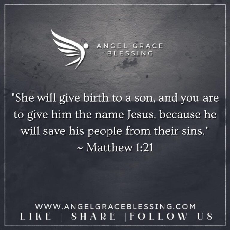 The Savior Who Saves - Angel Grace Blessing